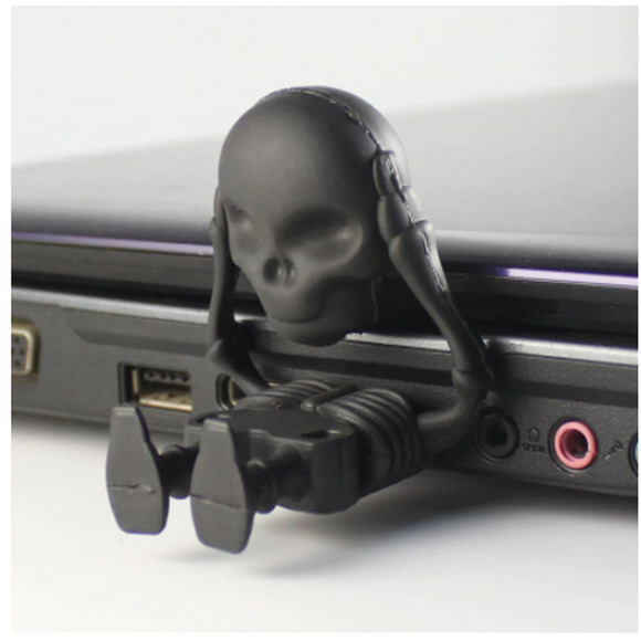 Unbranded | Office | 64gb Usb 2 Flash Drive Memory Skeleton Skull Back ...